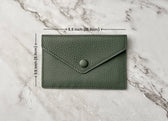 Minimalist Full Grain Leather Envelope Wallet | Palettetique